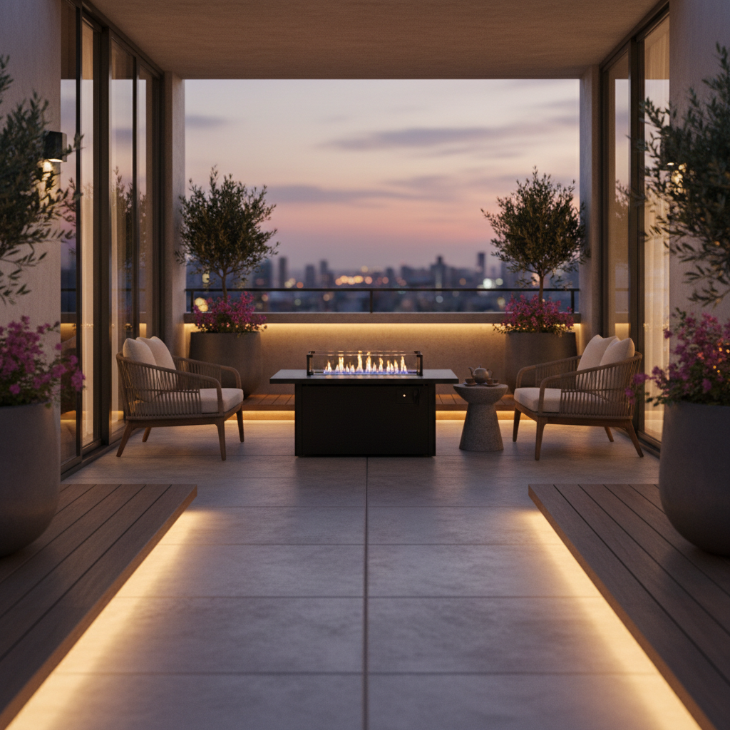 Safe Propane Fire Pit Use for Small Balconies & Patios