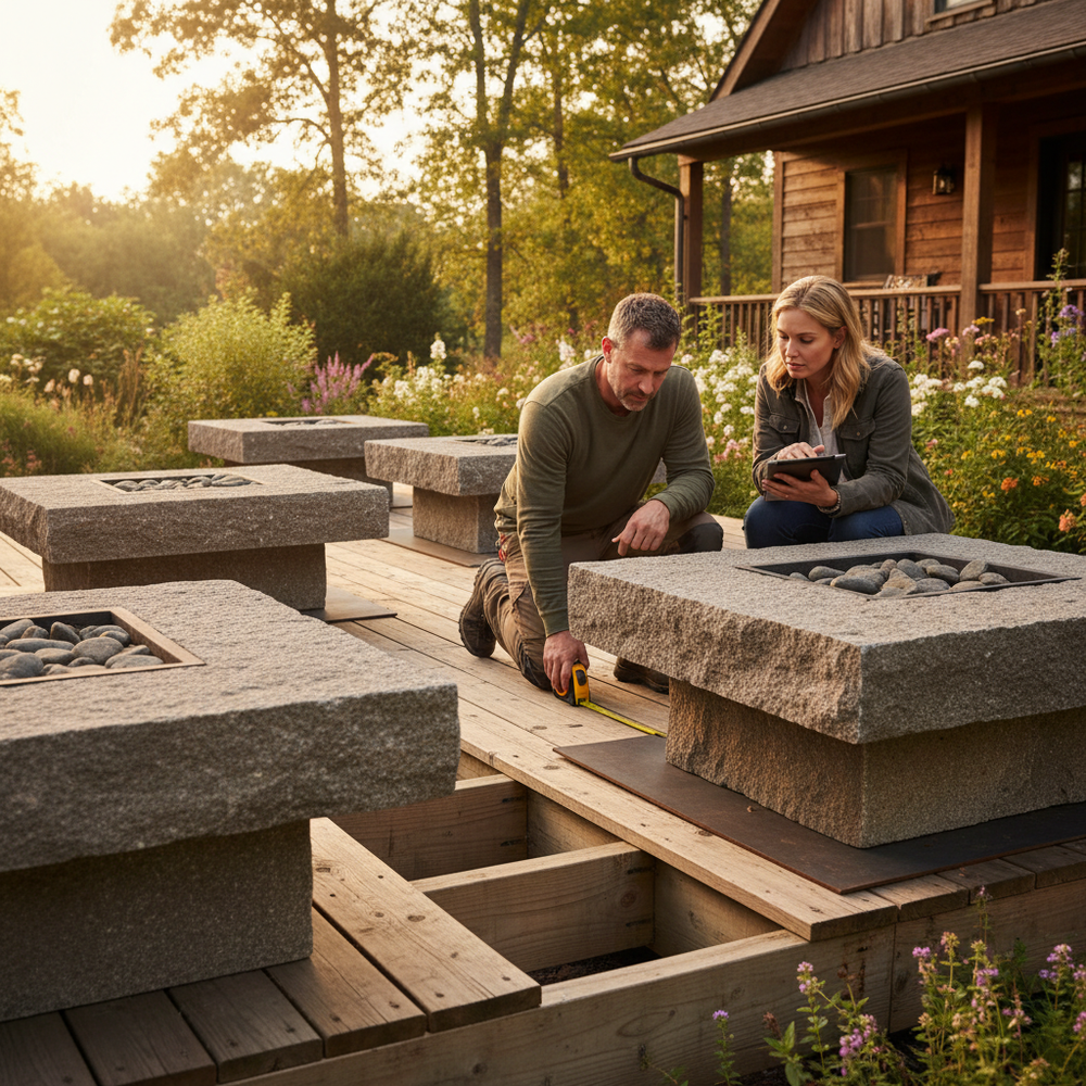 Deck Weight Limits for Heavy Stone Fire Tables