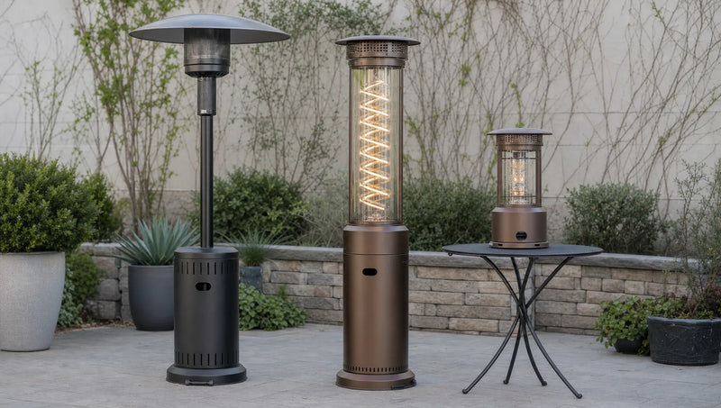 Best Patio Heaters 2026: Mushroom, Glass Tube & Tabletop